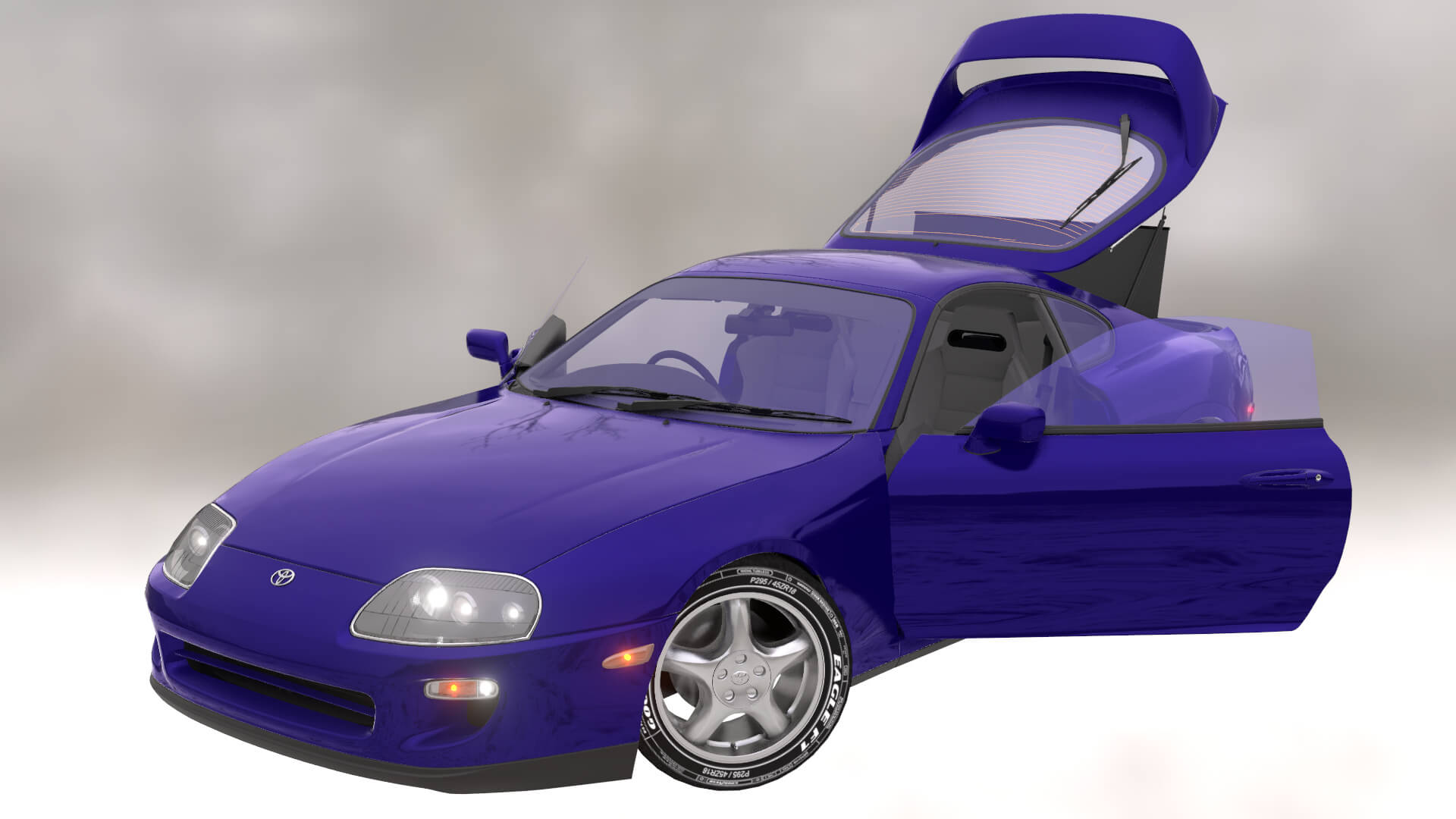 Toyota Supra 1998 - 3D Model by nerdadantes
