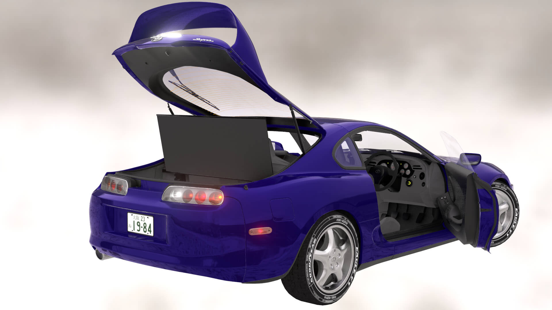 Toyota Supra 1998 - 3D Model by nerdadantes