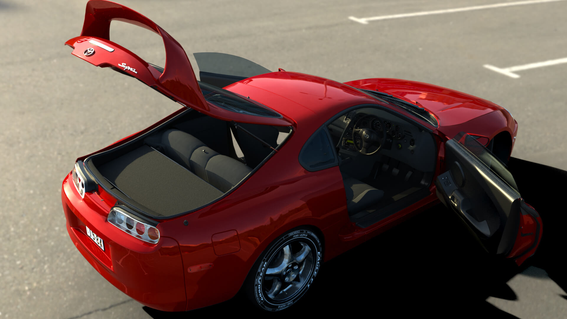 Toyota Supra 1998 for DAZ Studio by nerdadantes