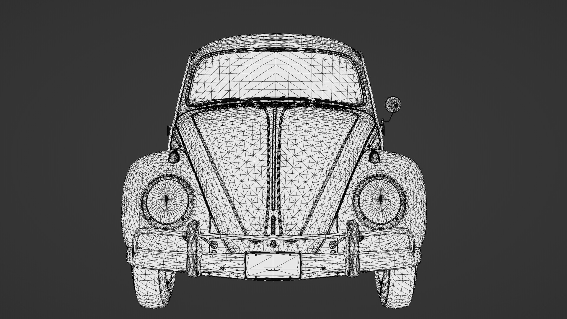 Volkswagen Beetle 1967 3D Model by nerdadantes