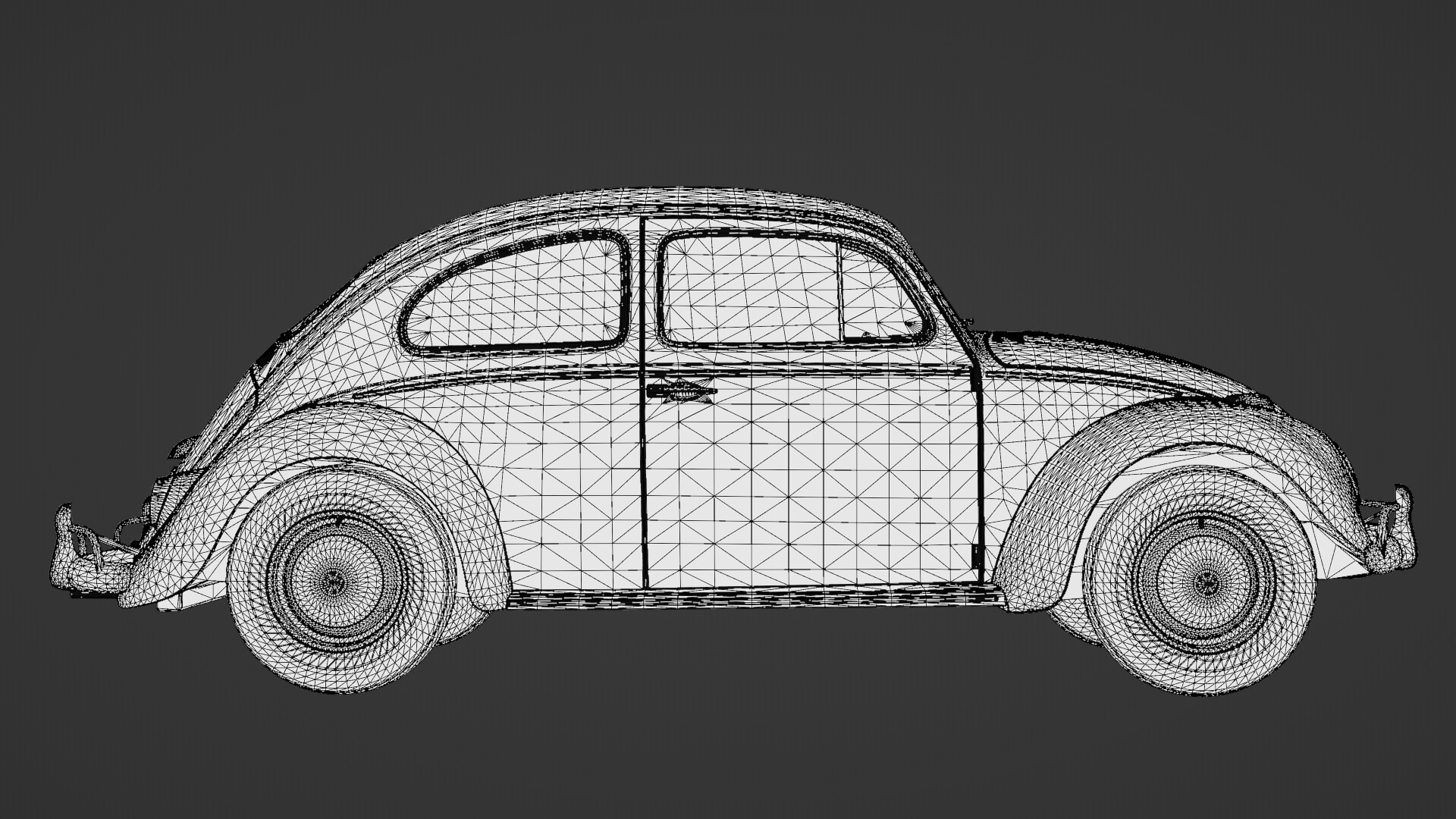 Volkswagen Beetle 1967 - 3D Model by nerdadantes