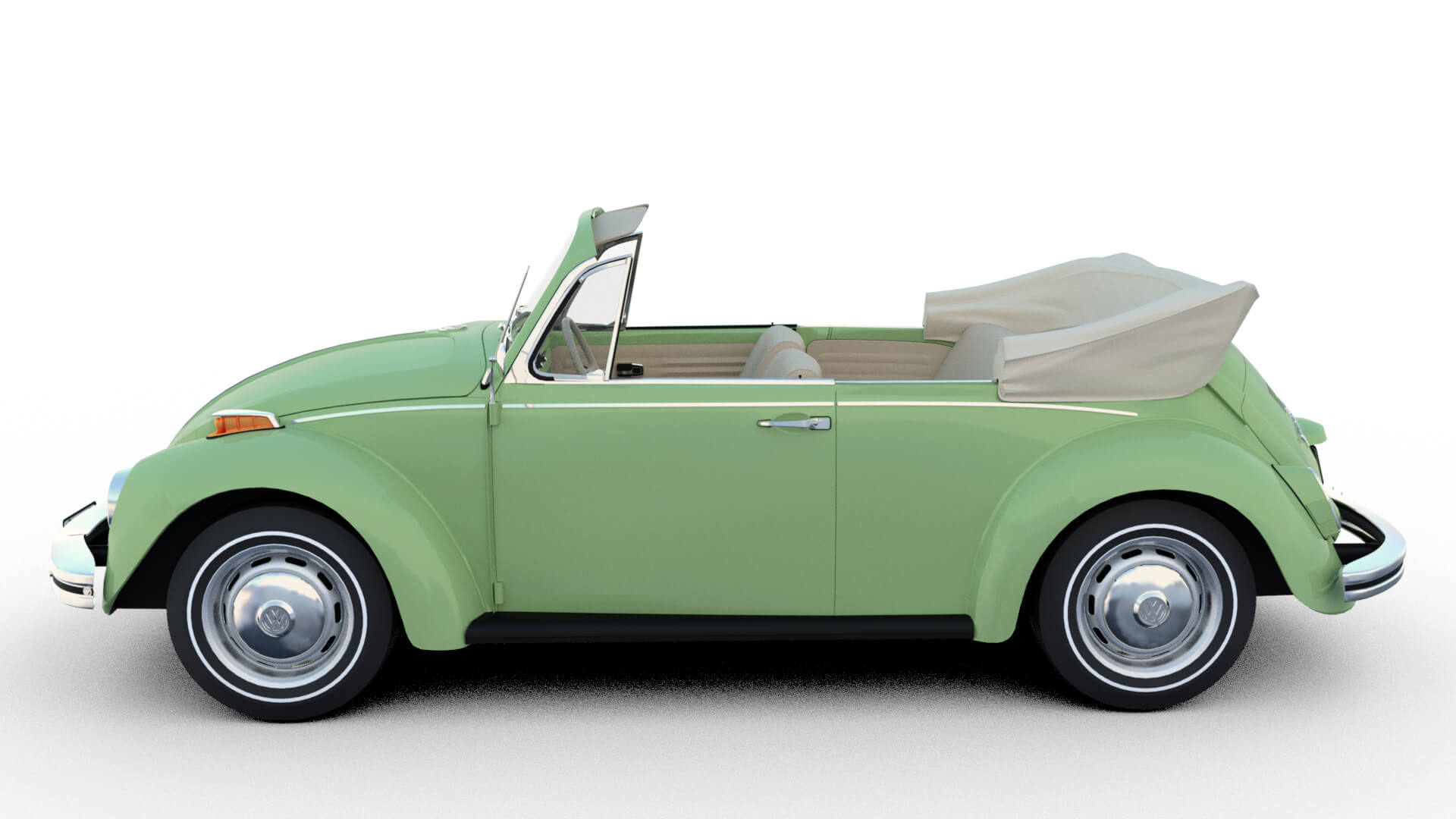 Volkswagen Beetle Convertible 1968 - Daz Content by nerdadantes