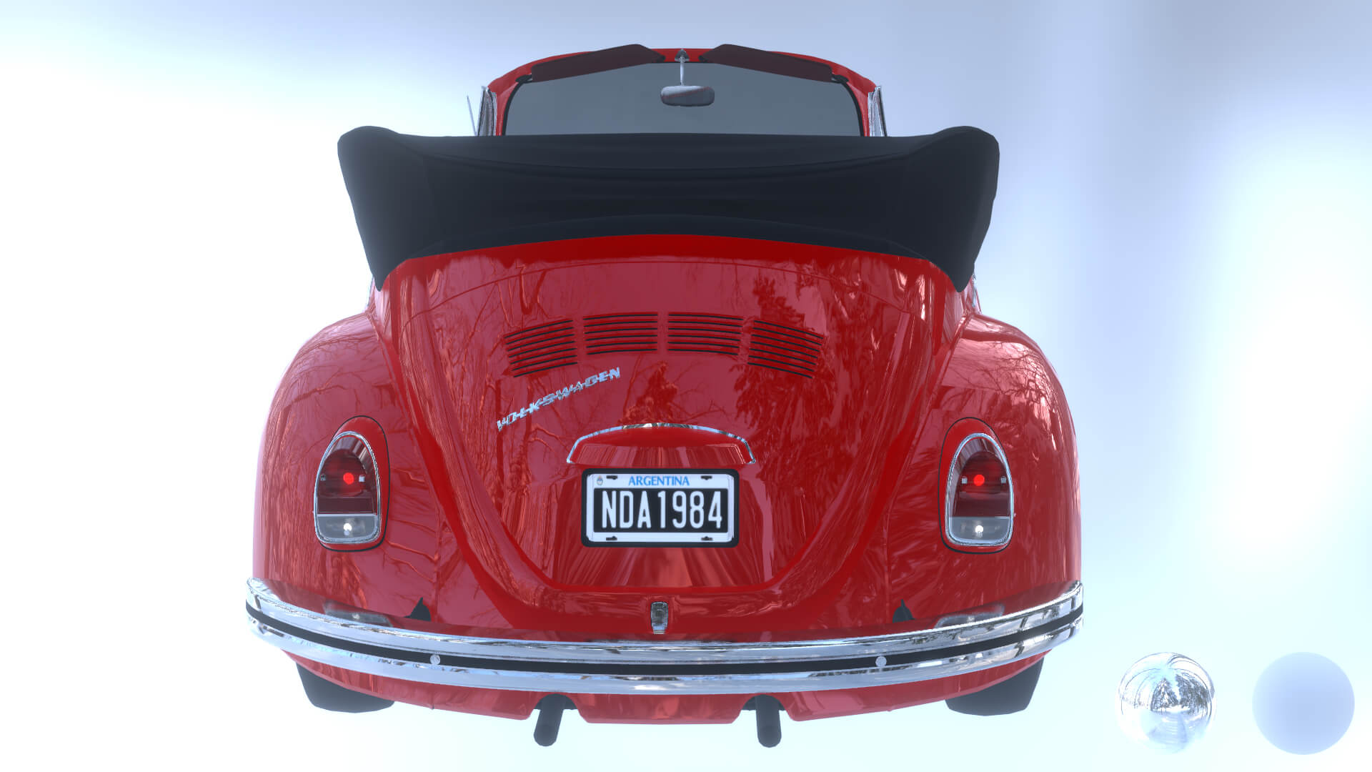 Volkswagen Beetle Convertible 1968 - Daz Content by nerdadantes