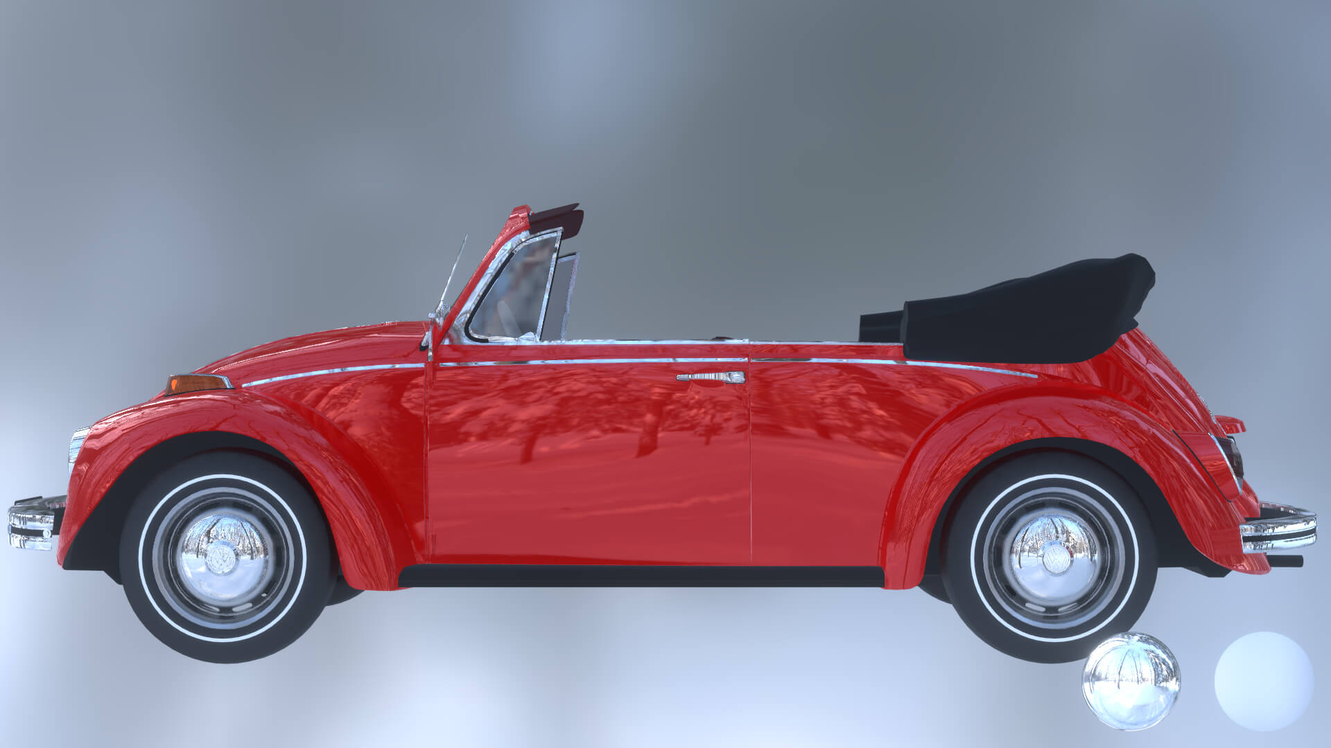 Volkswagen Beetle Convertible 1968 - Daz Content by nerdadantes