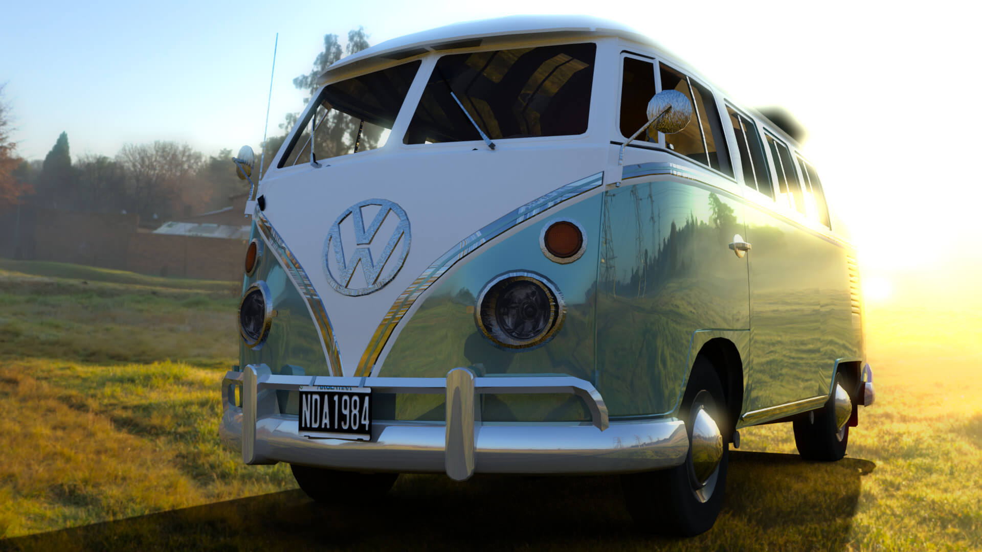Volkswagen Bus 1965 - 3D Model by nerdadantes