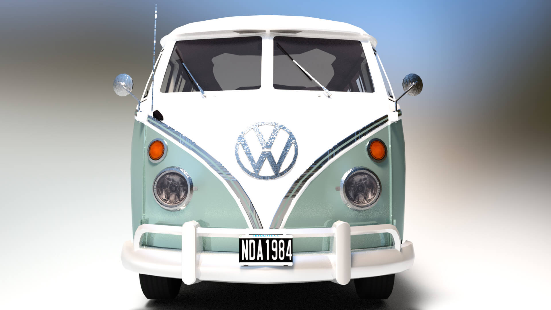 Volkswagen Bus 1965 - 3D Model by nerdadantes