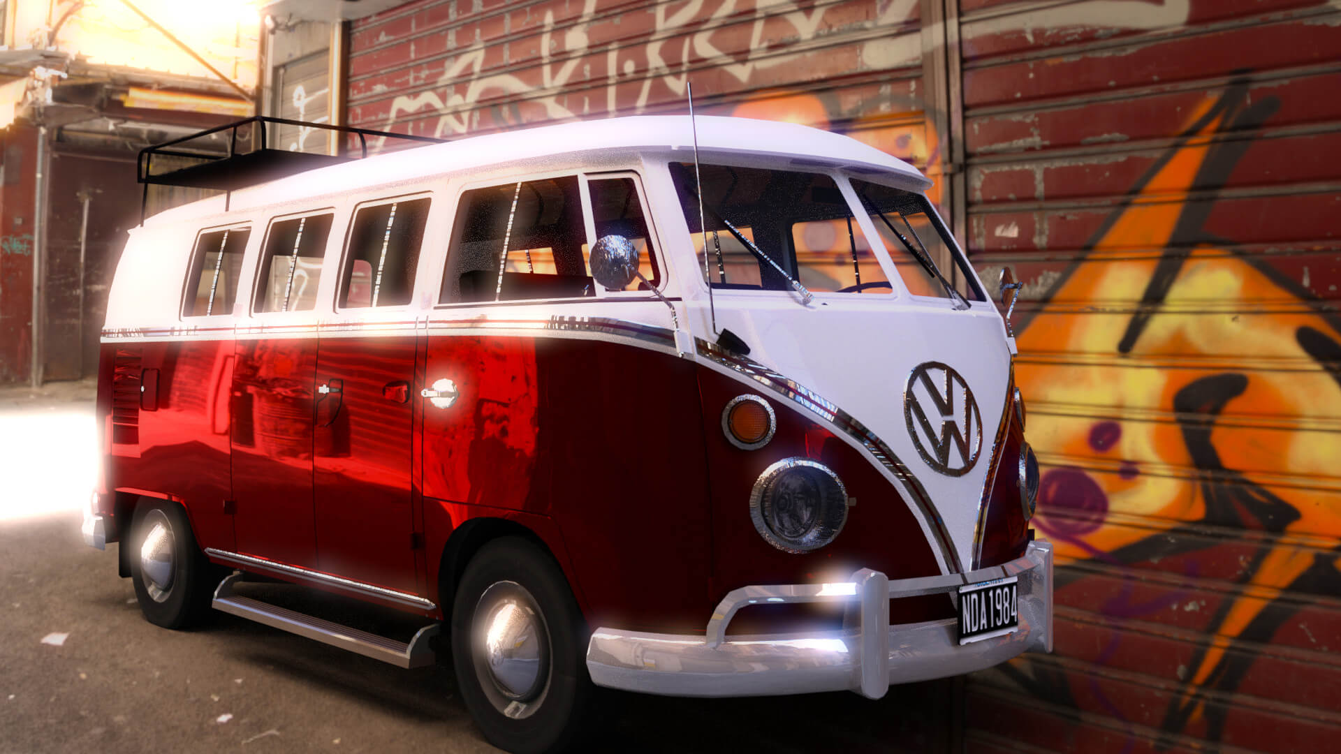 Volkswagen Bus 1965 - 3D Model by nerdadantes