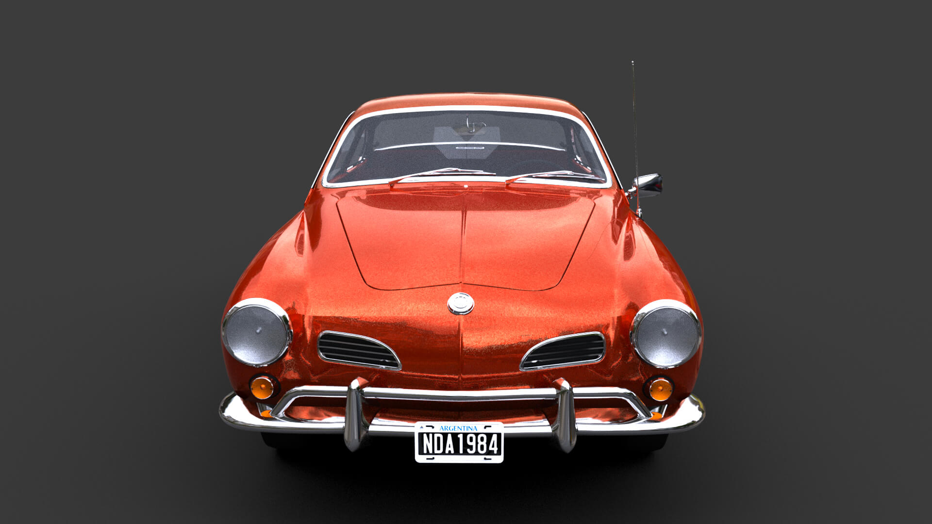 Volkswagen Karmann Ghia - 3D Model by nerdadantes