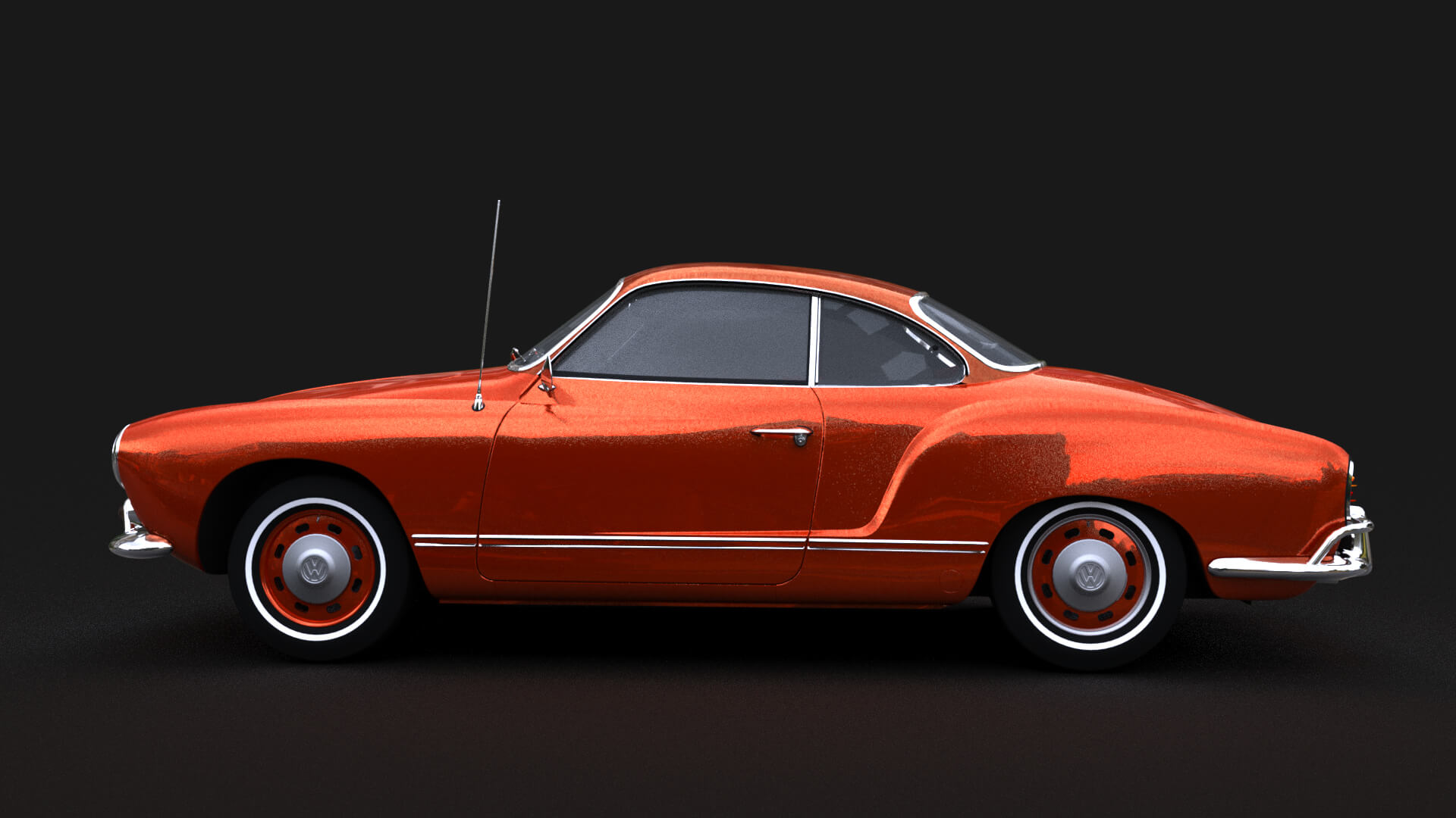 Volkswagen Karmann Ghia - 3D Model by nerdadantes