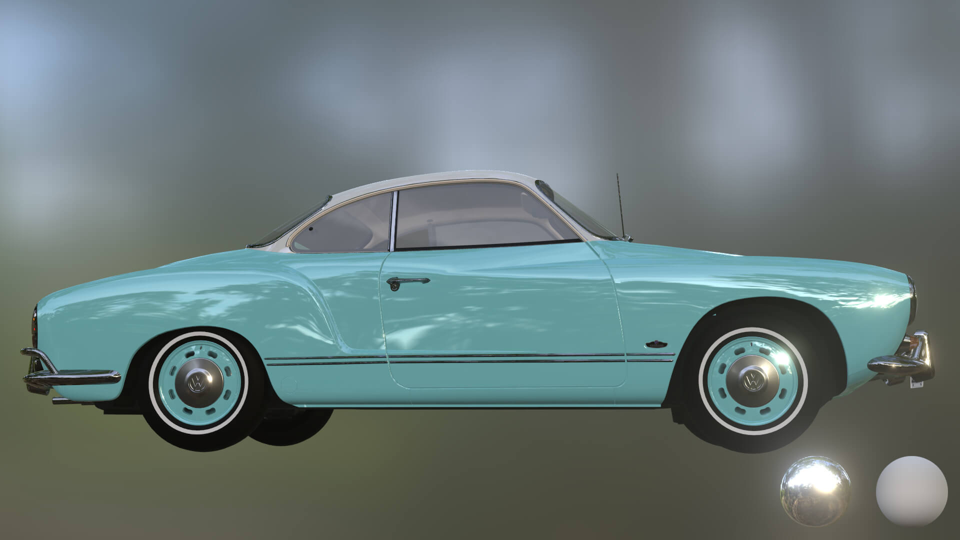 Volkswagen Karmann Ghia - 3D Model by nerdadantes