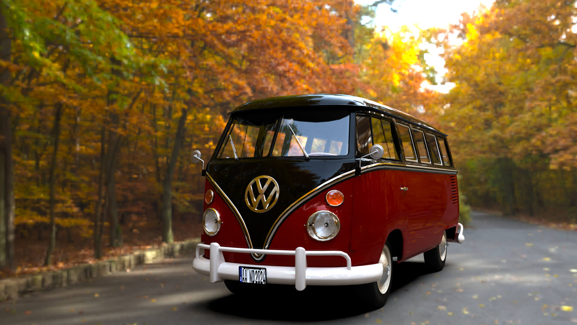 Volkswagen T1 1967 3D Model by nerdadantes