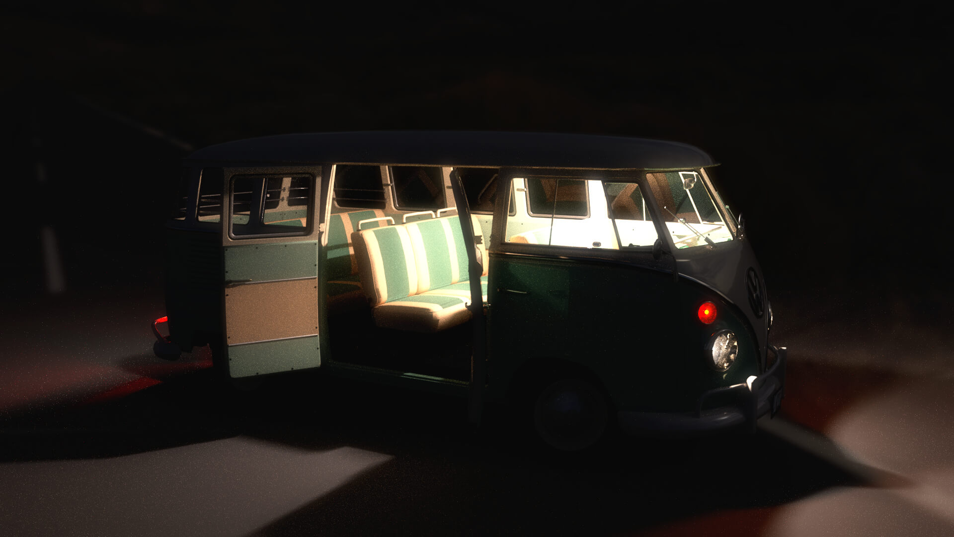 Volkswagen T1 1967 3D Model by nerdadantes