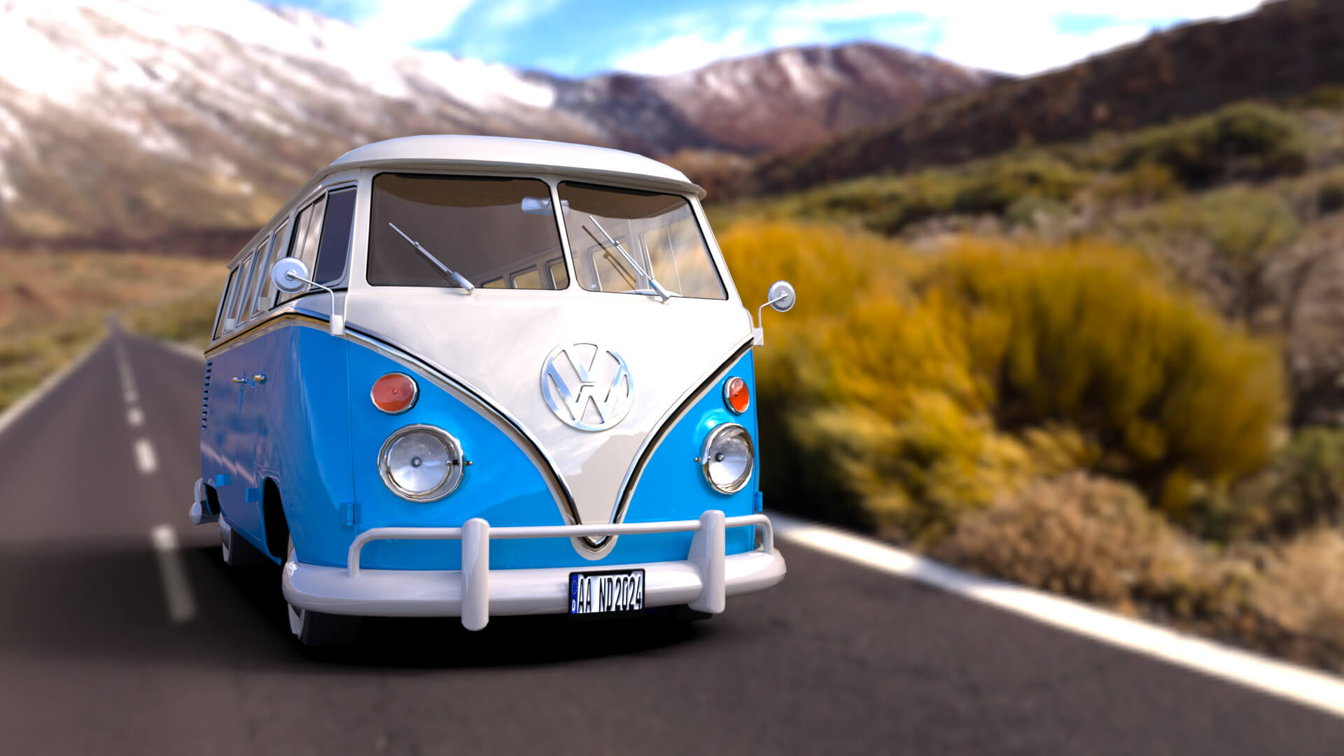 Volkswagen T1 1967 3D Model by nerdadantes