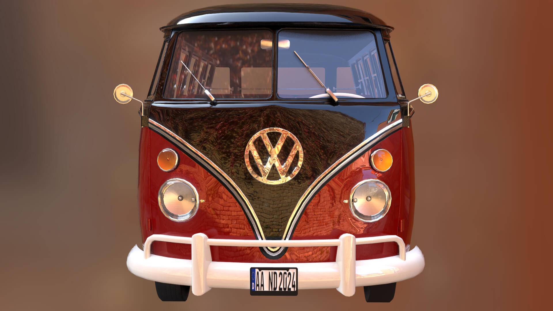 Volkswagen T1 1967 3D Model by nerdadantes