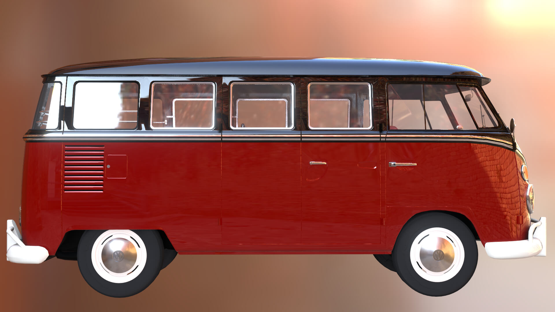 Volkswagen T1 1967 3D Model by nerdadantes