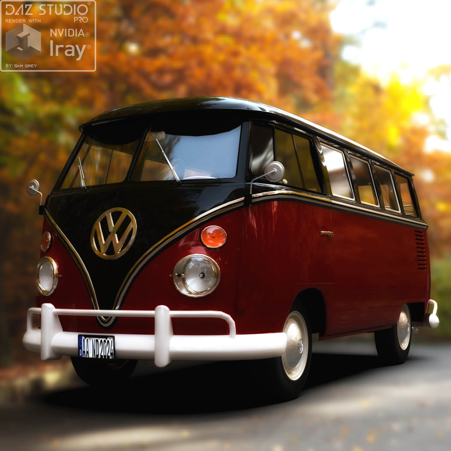 Volkswagen T1 1967 for DAZ Studio by nerdadantes