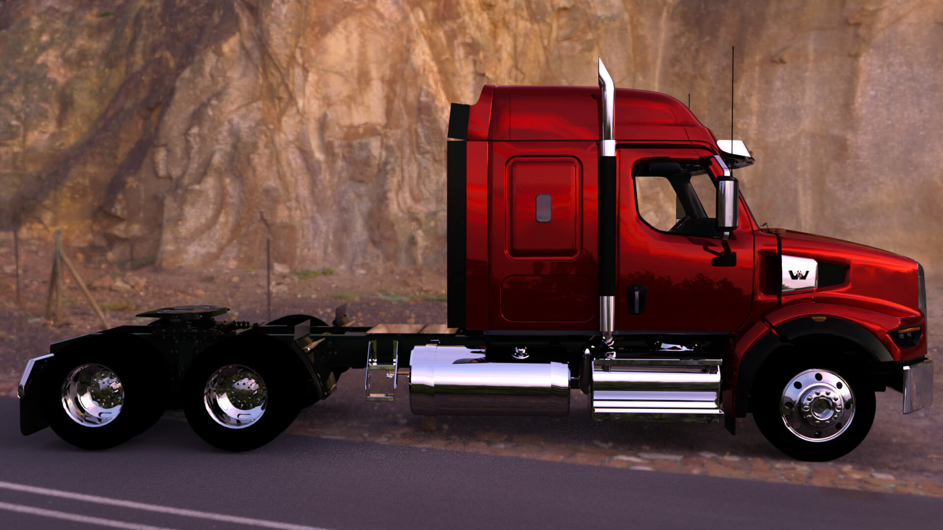 Western Star 49X - Daz Content by nerdadantes