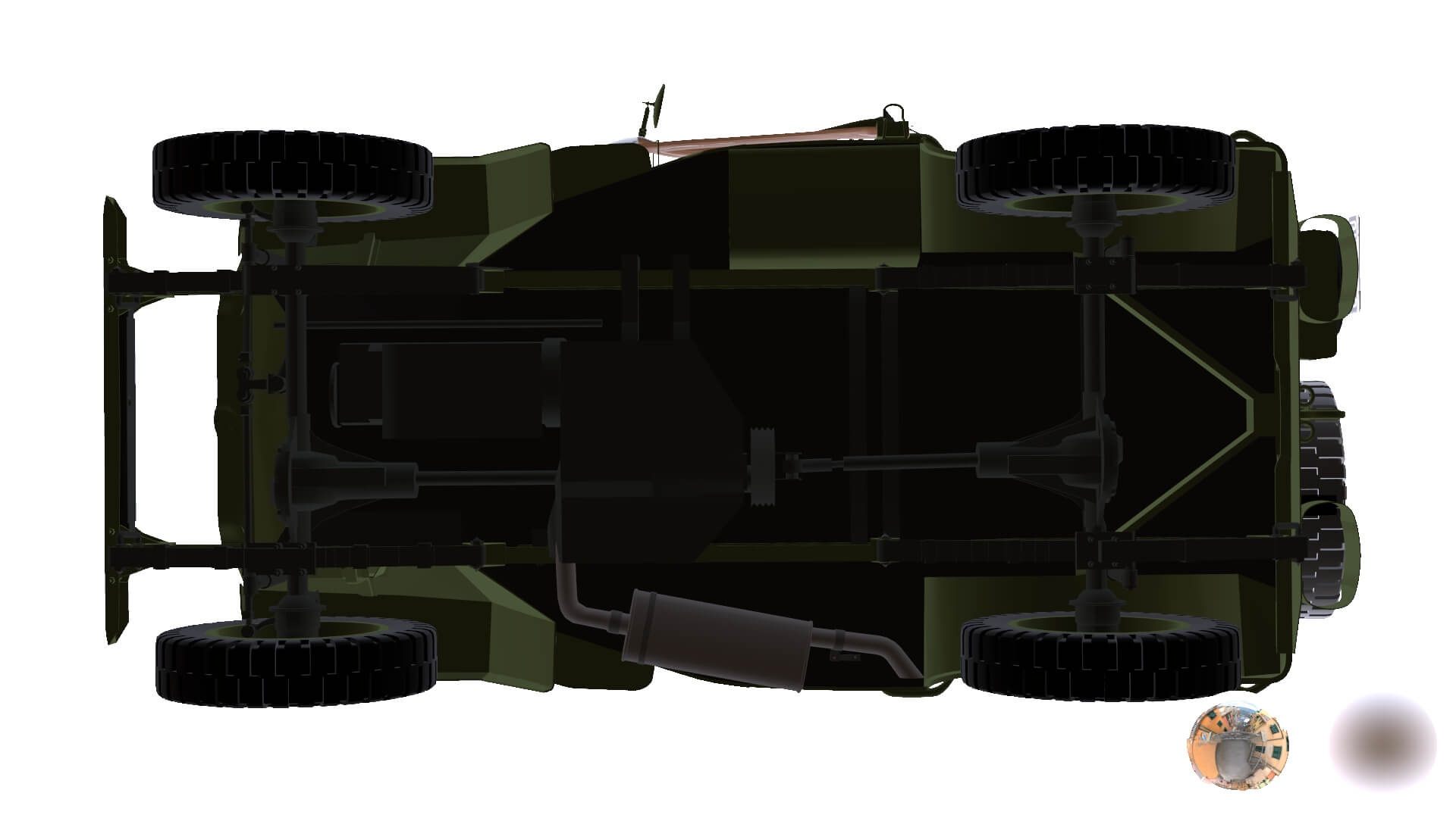 Willys MB Jeep 1945 - 3D Model by nerdadantes