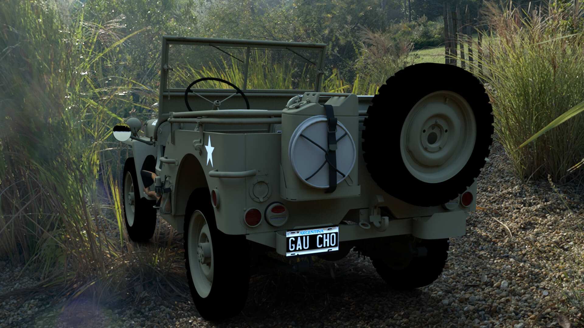 Willys MB Jeep 1945 for DAZ Studio by nerdadantes