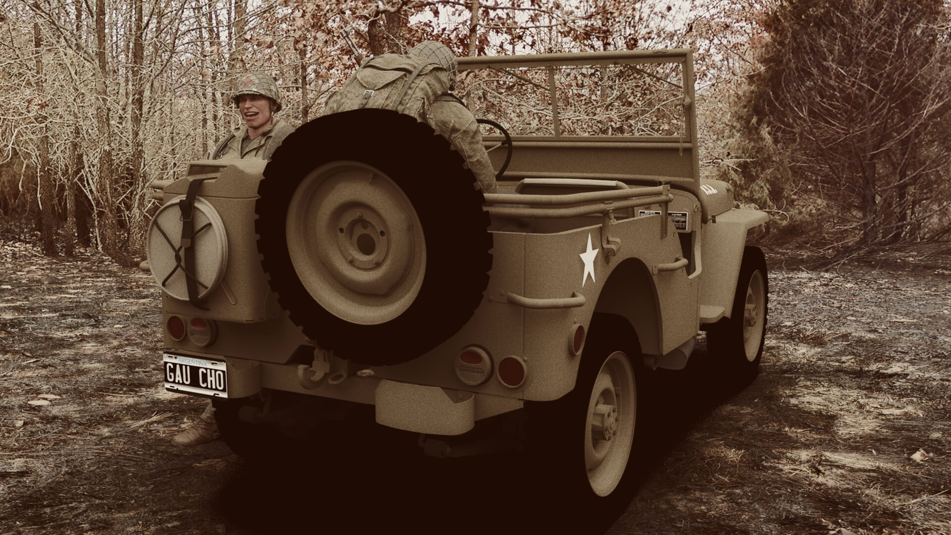 Willys MB Jeep 1945 for DAZ Studio by nerdadantes