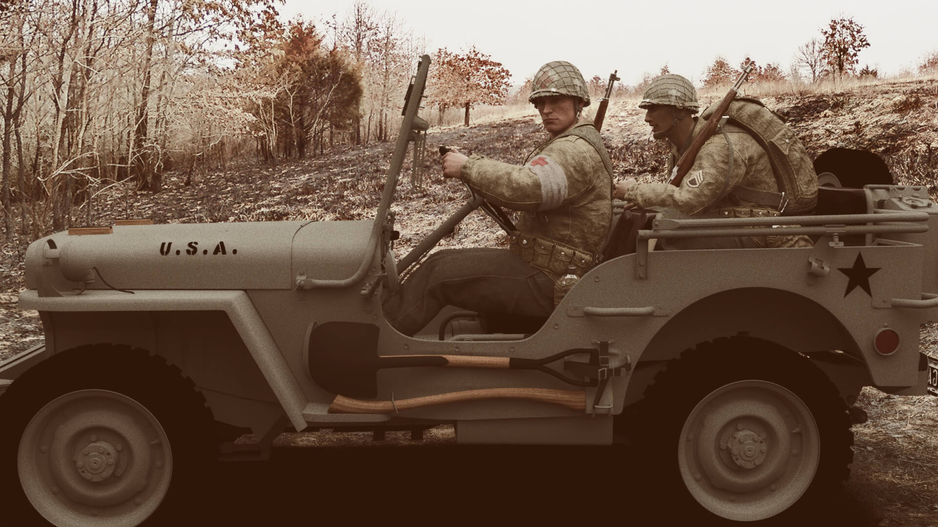 Willys MB Jeep 1945 for DAZ Studio by nerdadantes