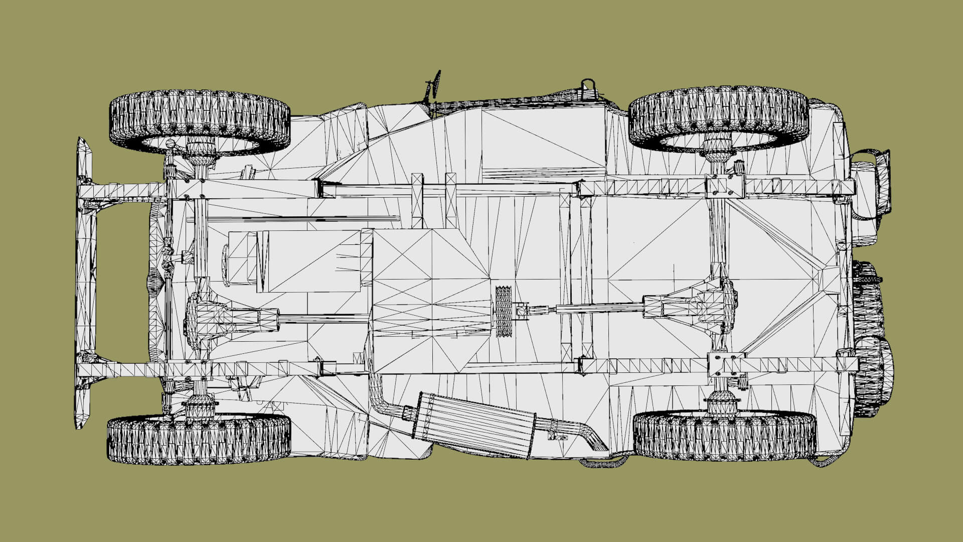 Willys MB Jeep 1945 for DAZ Studio by nerdadantes