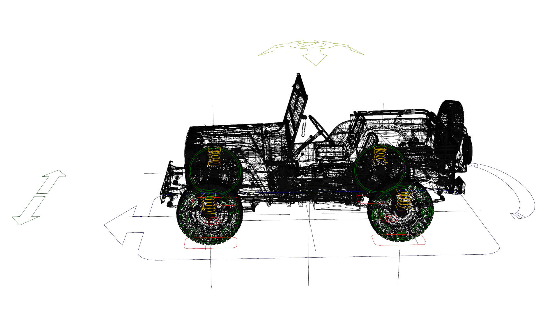 Willys MB Jeep 1945 for DAZ Studio by nerdadantes