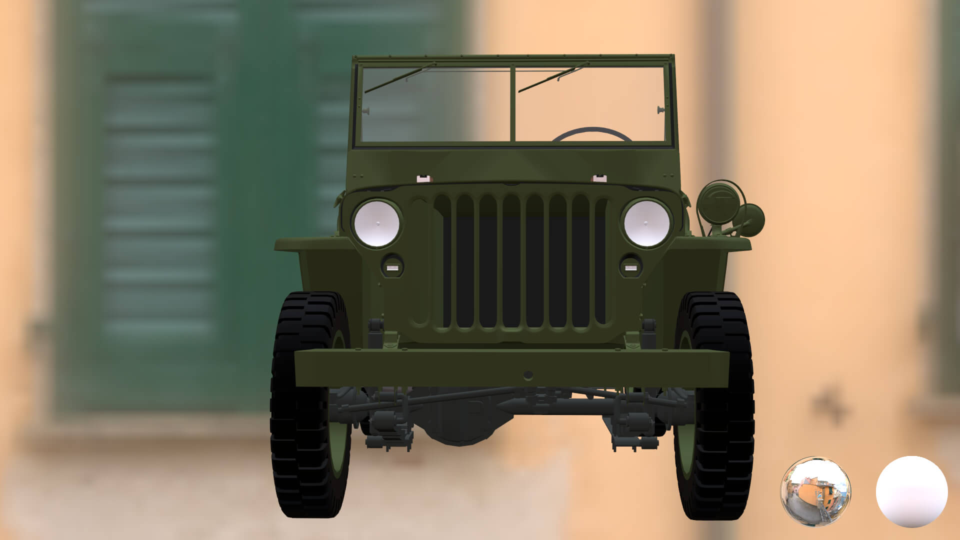 Willys MB Jeep 1945 for DAZ Studio by nerdadantes