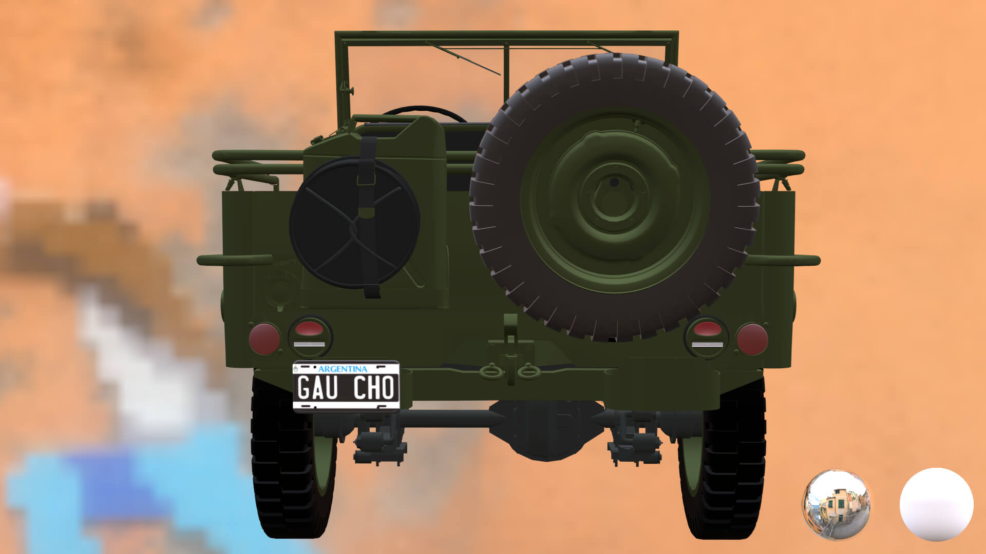 Willys MB Jeep 1945 for DAZ Studio by nerdadantes