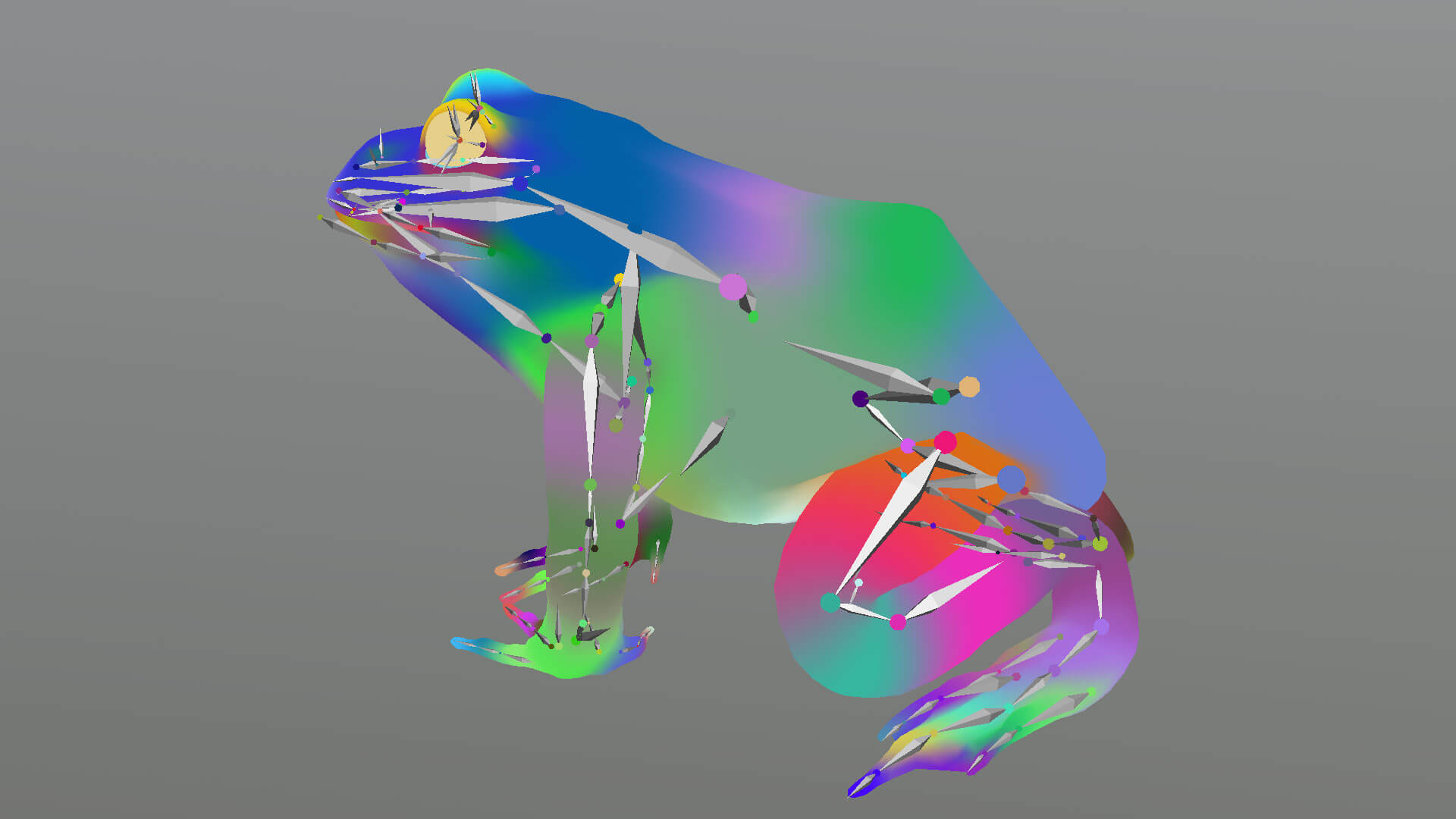 American Bullfrog 3D Model by Nestaeric