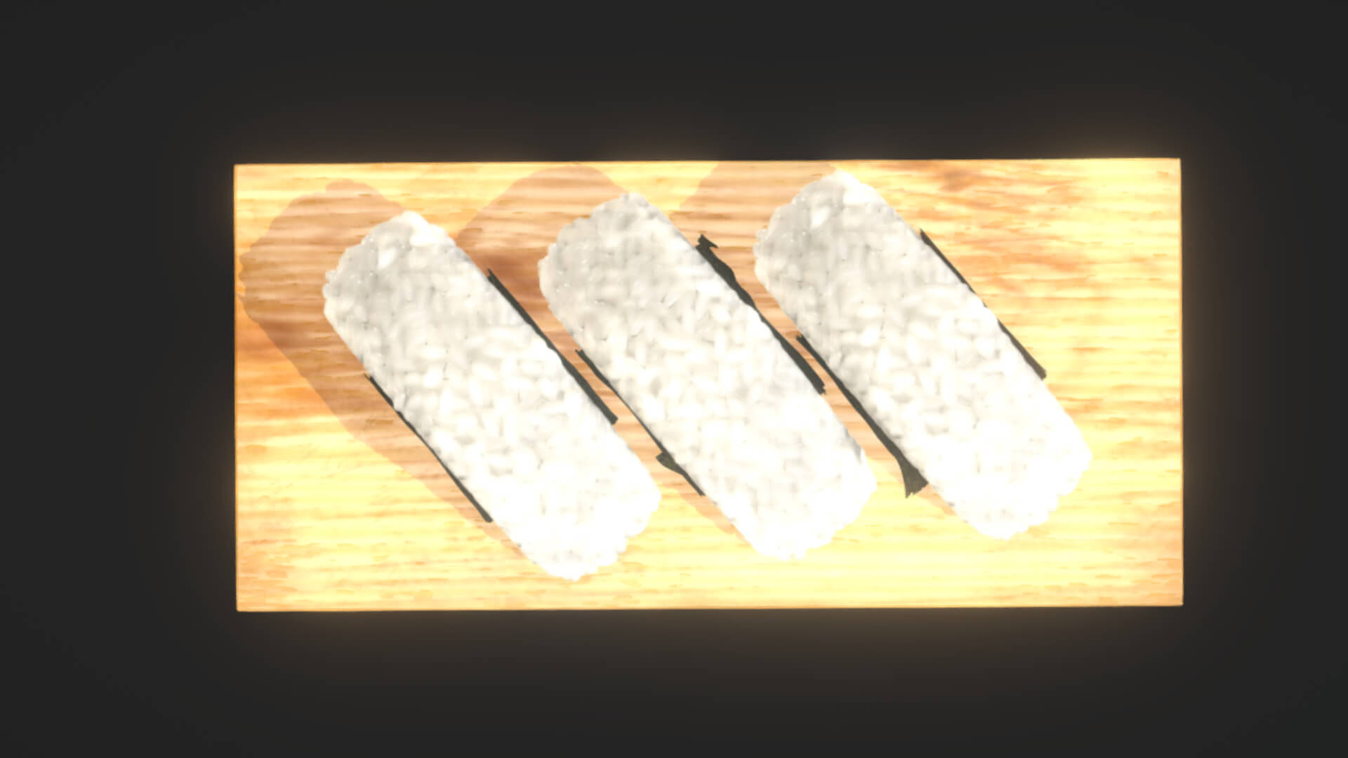 Onigiri ( Japanese Food ) - Free 3D Model by Nestaeric