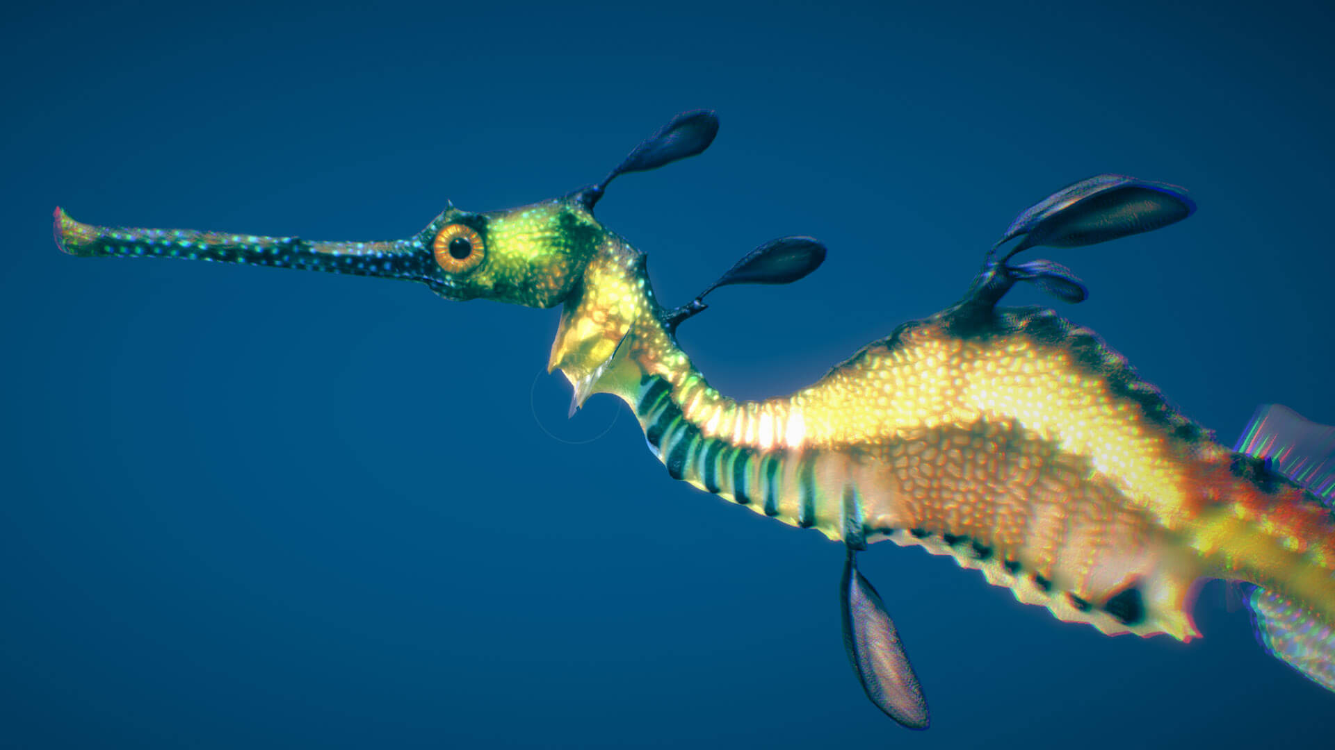 Weedy Seadragon 3D Model by Nestaeric