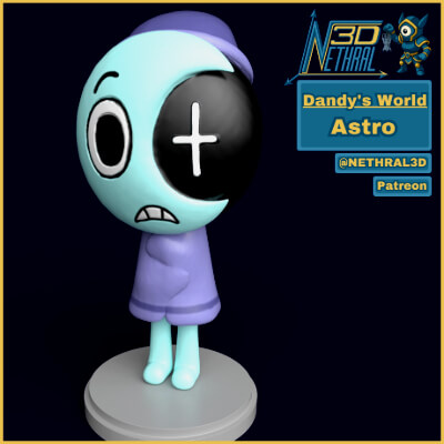 Dandy's World Astro - 3D Model by Nethral3D