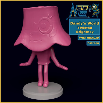Dandy's World Twisted Brightney - 3D Model by Nethral3D