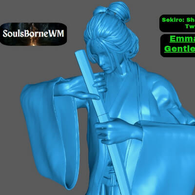 Sekiro: Emma The Gentle Blade V2 - 3D Model by Nethral3D