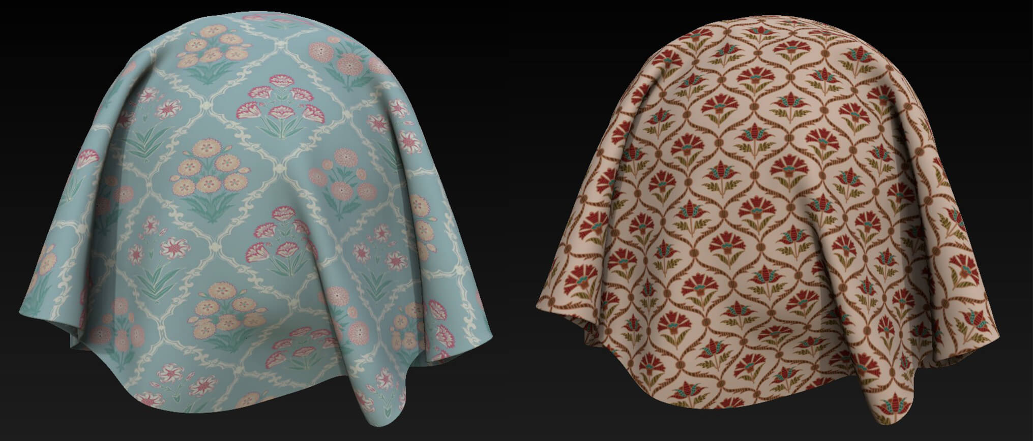 10 Fabric Patterns Vol. 10 - 3D Material or Shader by netleon