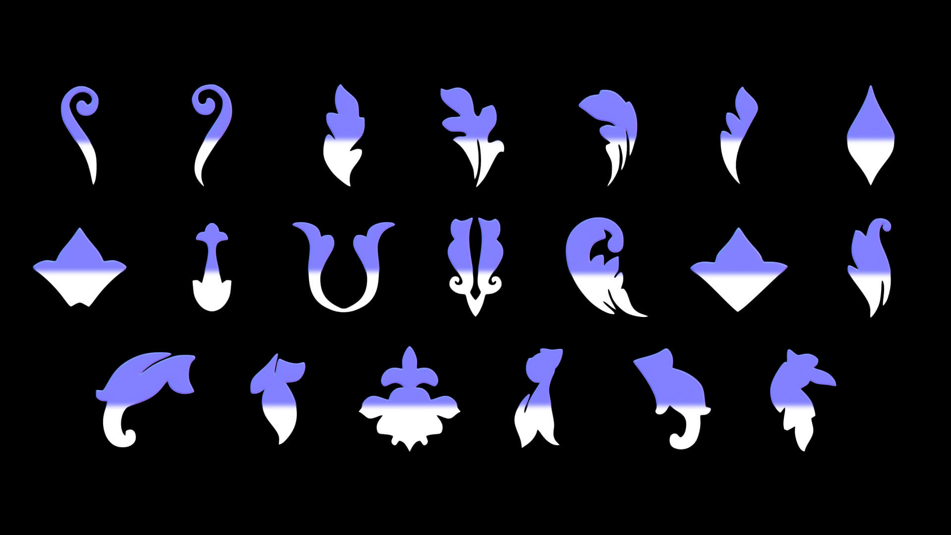 100 Ornaments Normal Maps and Alpha Vol 1 - 3D Material or Shader by ...