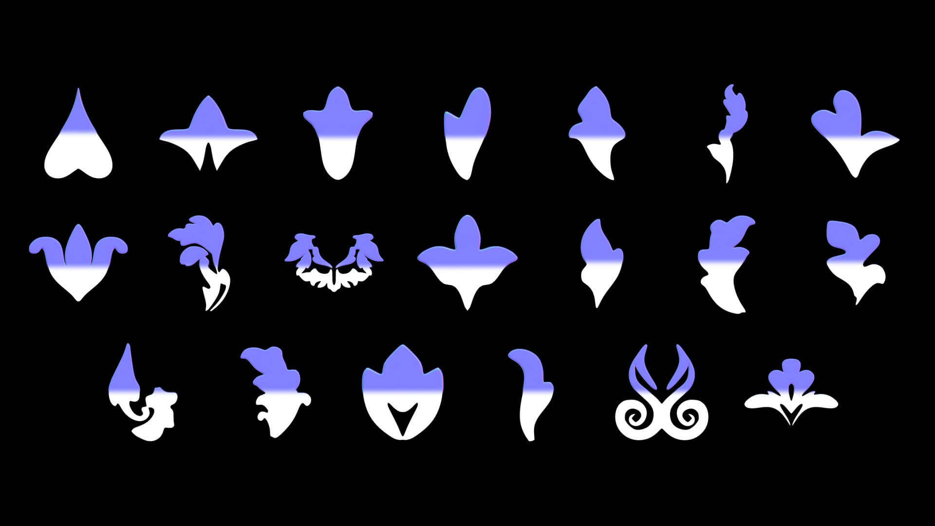 100 Ornaments Normal Maps and Alpha Vol 1 - 3D Material or Shader by ...