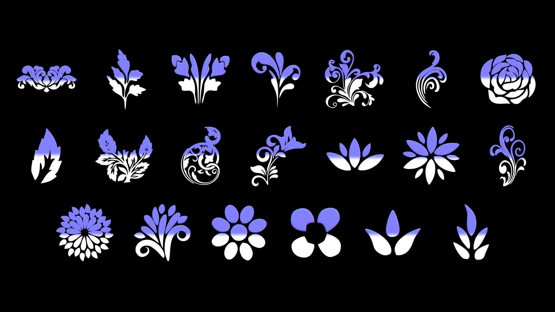 100 Ornaments Normal Maps and Alpha Vol 2 - 3D Material or Shader by ...