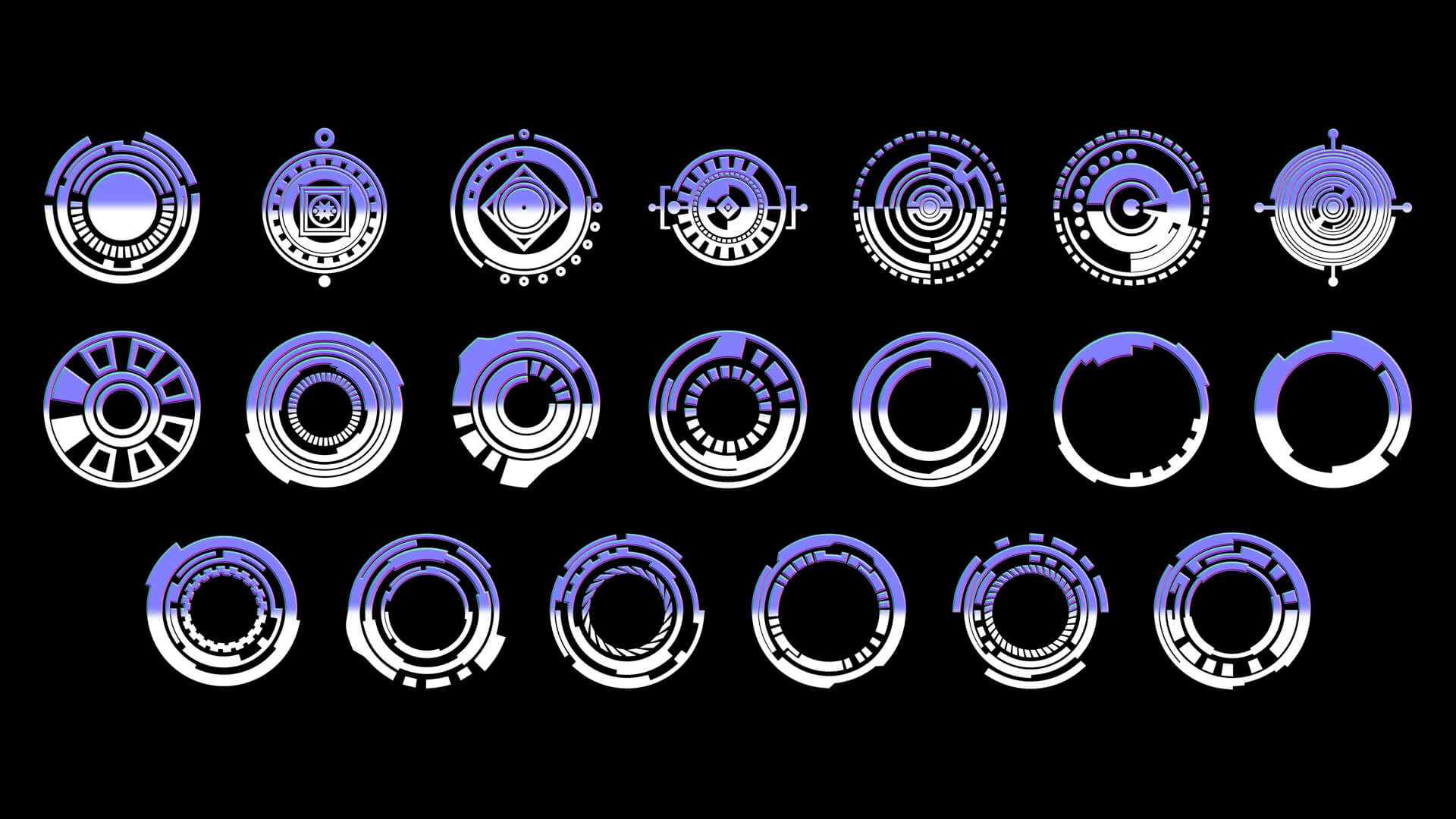 100 Sci-Fi Hologram Normal Map and Alpha 3D Material or Shader by netleon