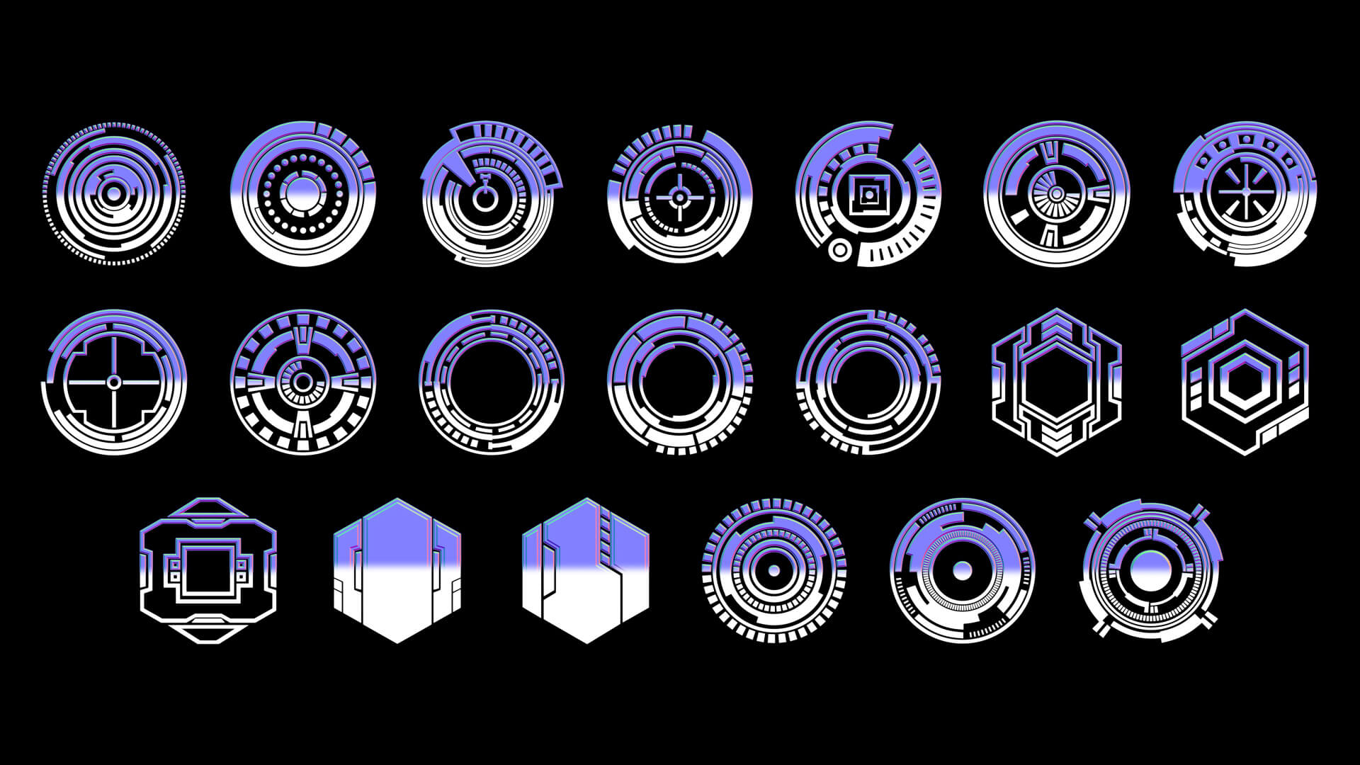 100 Sci-Fi Hologram Normal Map and Alpha 3D Material or Shader by netleon