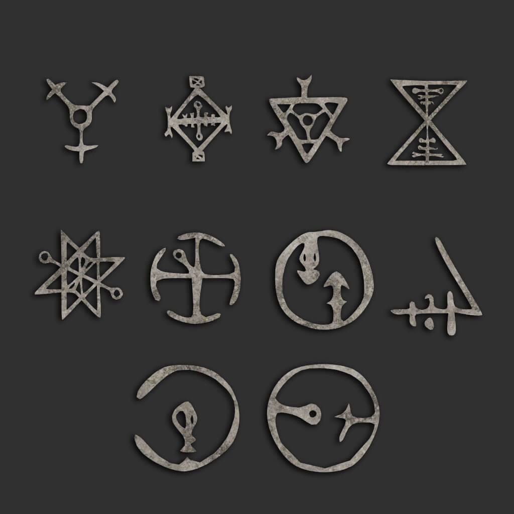 110 Runes Alpha 8K Vol 1 - 3D Material or Shader by netleon