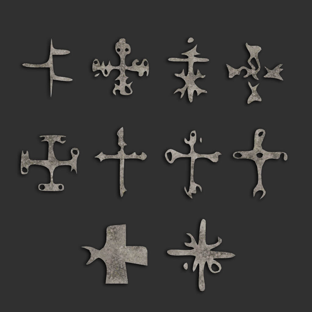 110 Runes Alpha 8K Vol 1 - 3D Material or Shader by netleon