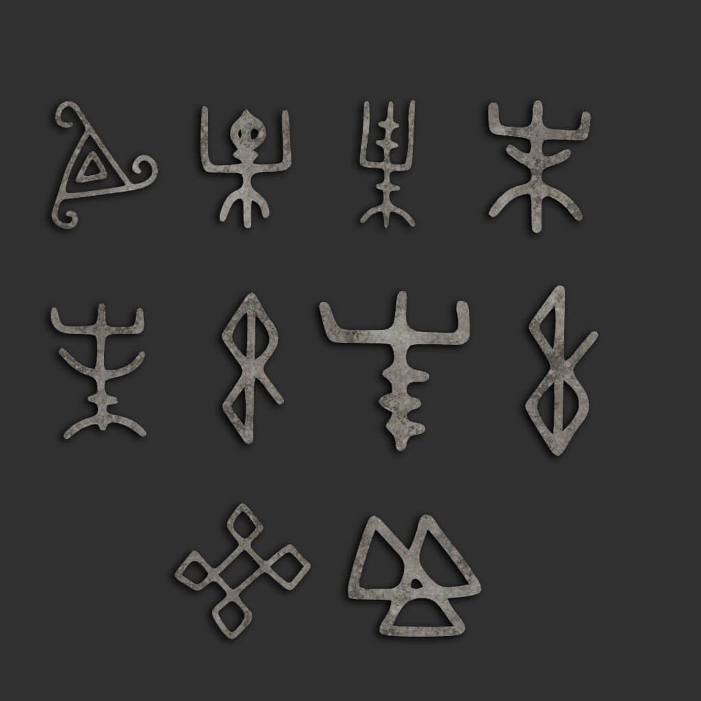110 Runes Alpha 8K Vol 1 - 3D Material or Shader by netleon