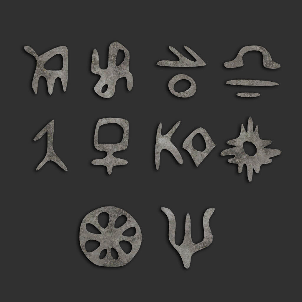 110 Runes Alpha 8K Vol 1 - 3D Material or Shader by netleon