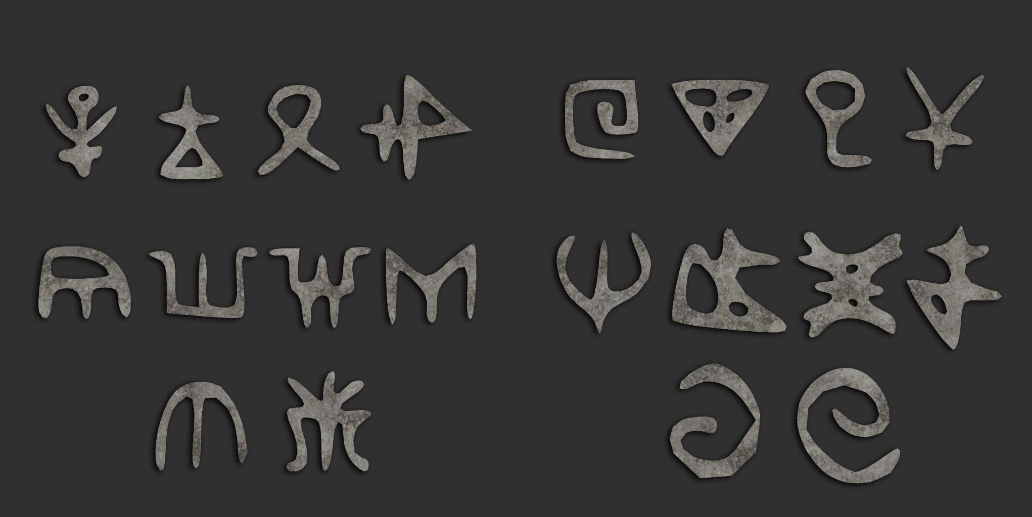 110 Runes Alpha 8K Vol 2 - 3D Material or Shader by netleon