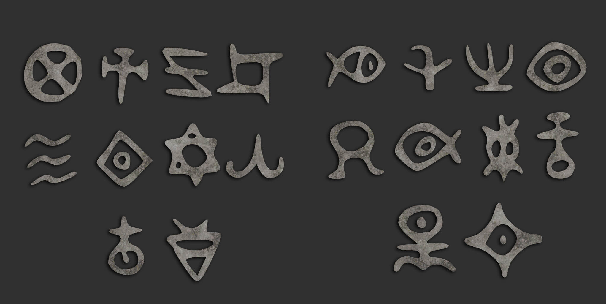 110 Runes Alpha 8K Vol 2 - 3D Material or Shader by netleon