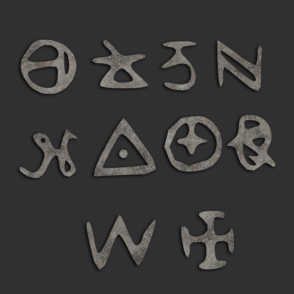 110 Runes Alpha 8K Vol 2 - 3D Material or Shader by netleon