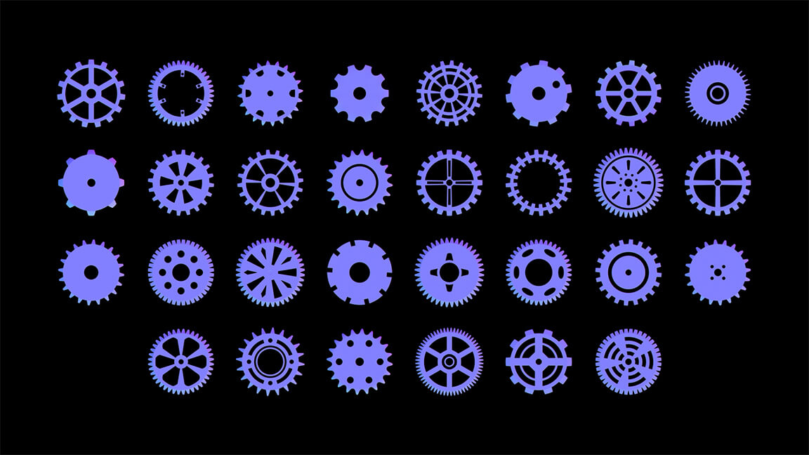 150 Gear Hard Surface for Substance Painter - 3D Material or Shader by ...