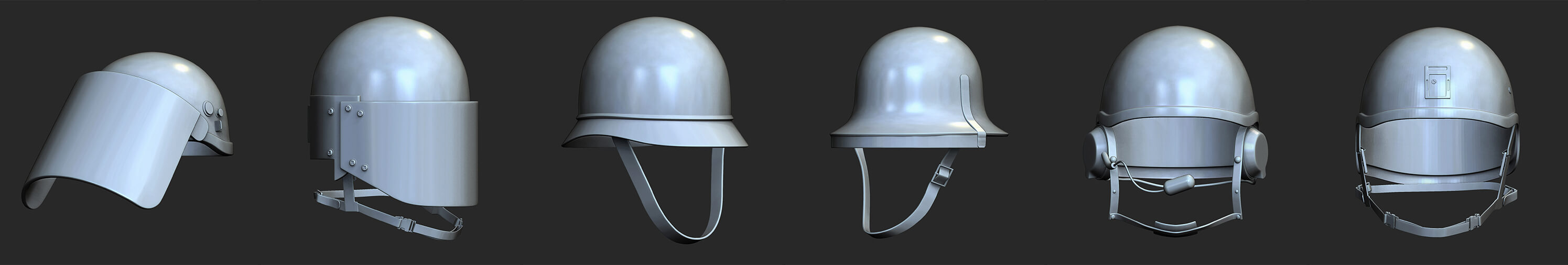 17 Army Helmet Base Mesh - 3D Model by netleon